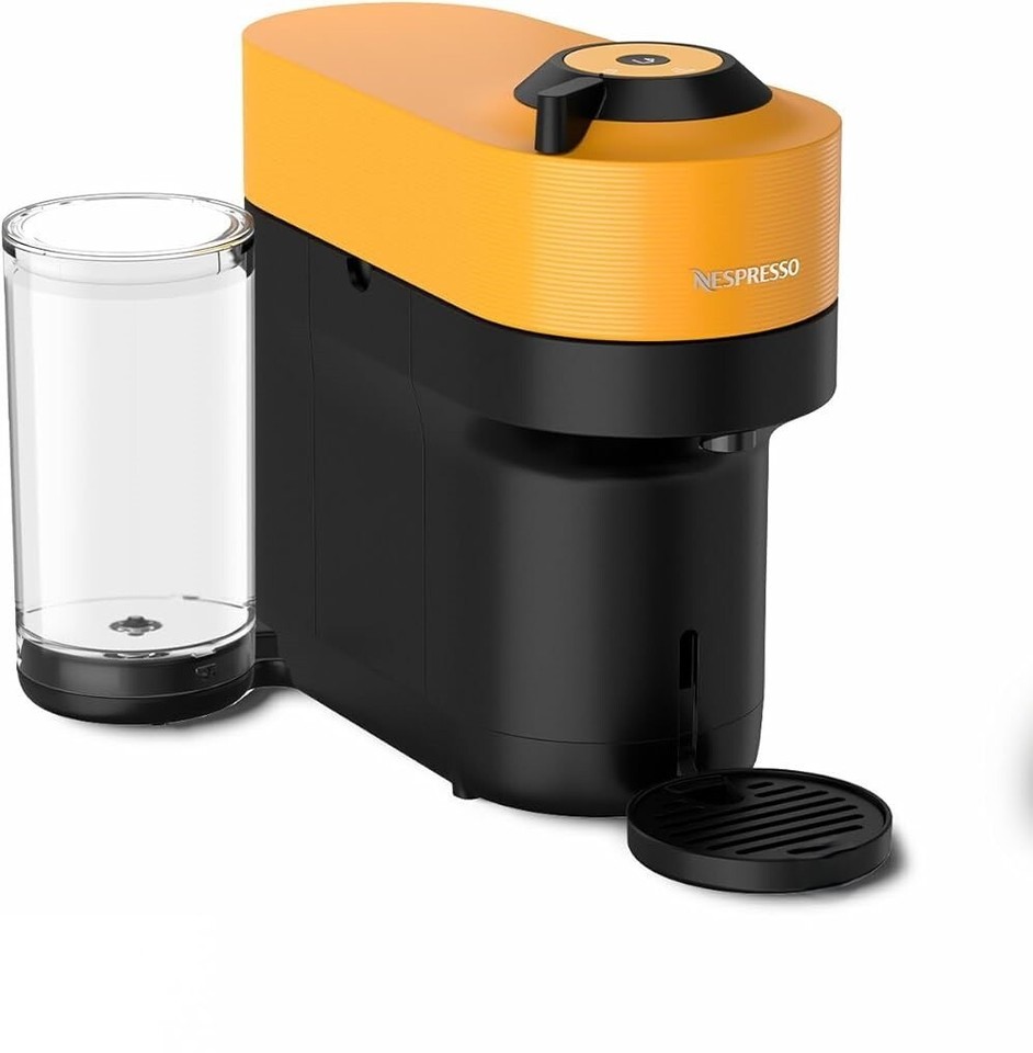 Nespresso Vertuo Pop+ Coffee and Espresso Machine Mango Yellow, Or ...
