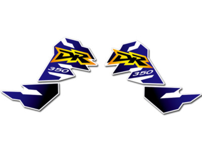 kit decals graphics Suzuki DR350 dr 350 dr350se 98 purple thick shiny ...