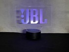 JBL LED Edge Lit Lighted Sign W/ 16 Color Base And Remote 7.8" x 7.1 ...