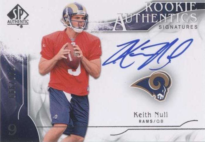 2009 SP Authentic - Rookie Authentics Signatures Keith Null #320 /999 ...