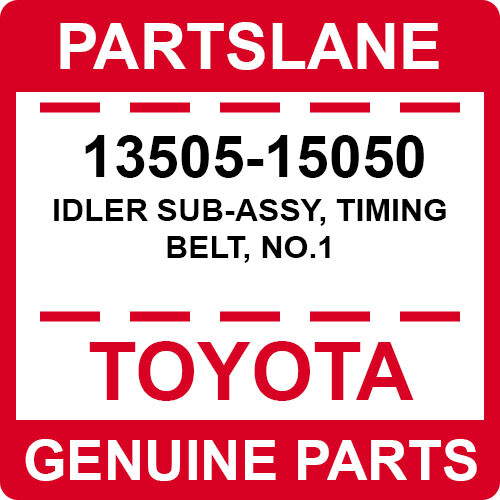 13505-15050 Toyota OEM Genuine IDLER SUB-ASSY, TIMING BELT, NO.1 | eBay