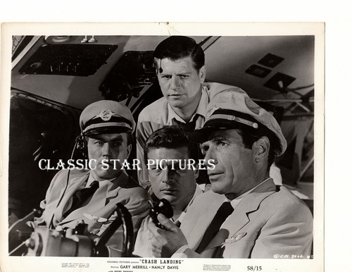 Q486 Gary Merrill Sheridan Comerate Roger Smith Crash Landing 1958 ...