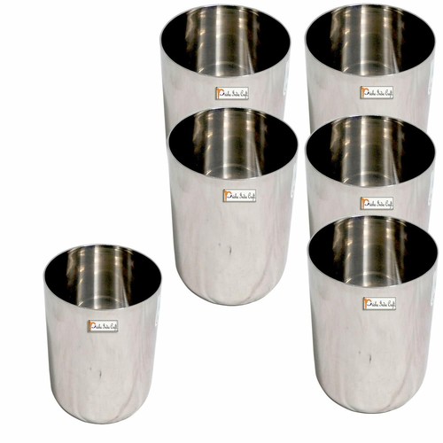 Stainless Steel Tumbler 300 ML each - Set of 6 Silver | eBay Australia