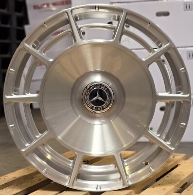 22" FORGED RIMS FIT MERCEDES S CLASS S600 S580 S560 S550 S500 S63 SILVR ...