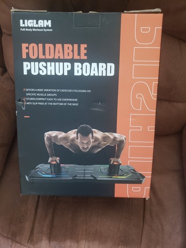 Liglam Foldable Pushup Board Full Body Workout System | eBay