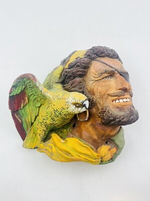 BOSSONS BUCCANEER WITH BIRD CONGLETON ENGLAND CHALKWARE 1961 | eBay