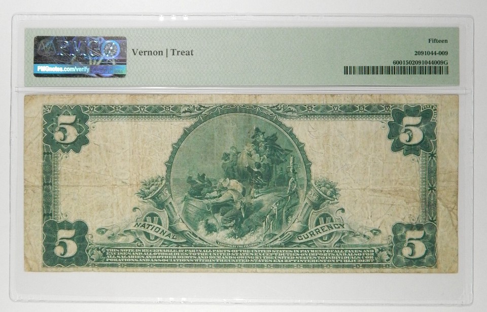 1902 Jacksonville Fl $5 Florida National Bank PMG F-15 | eBay