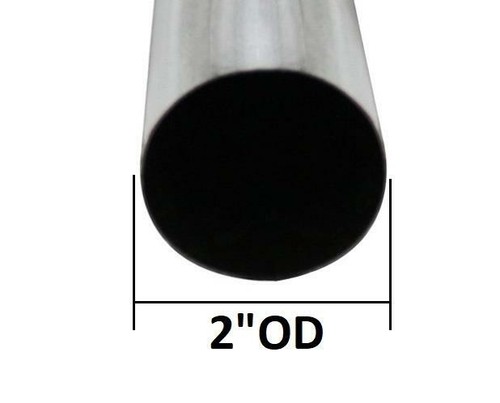2" inch OD 5' feet long ALUMINIZED STEEL STRAIGHT EXHAUST PIPE | eBay