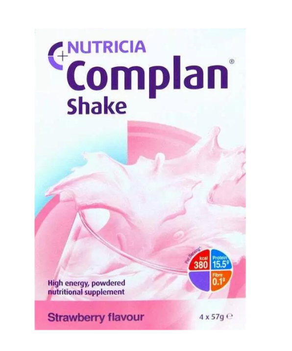 Complan Shake Strawberry Flavour, 4 x 57 g Sachets Pack of 5 ...
