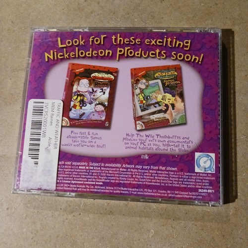 Rugrats: Totally Angelica Boredom Buster PC CD-ROM Windows Nickelodeon ...