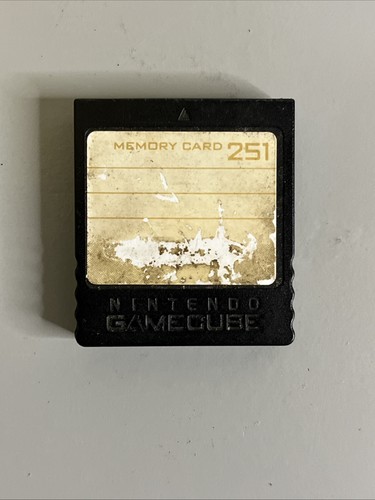 Official Nintendo GameCube Memory Card 251 Blocks DOL-014 Genuine OEM ...