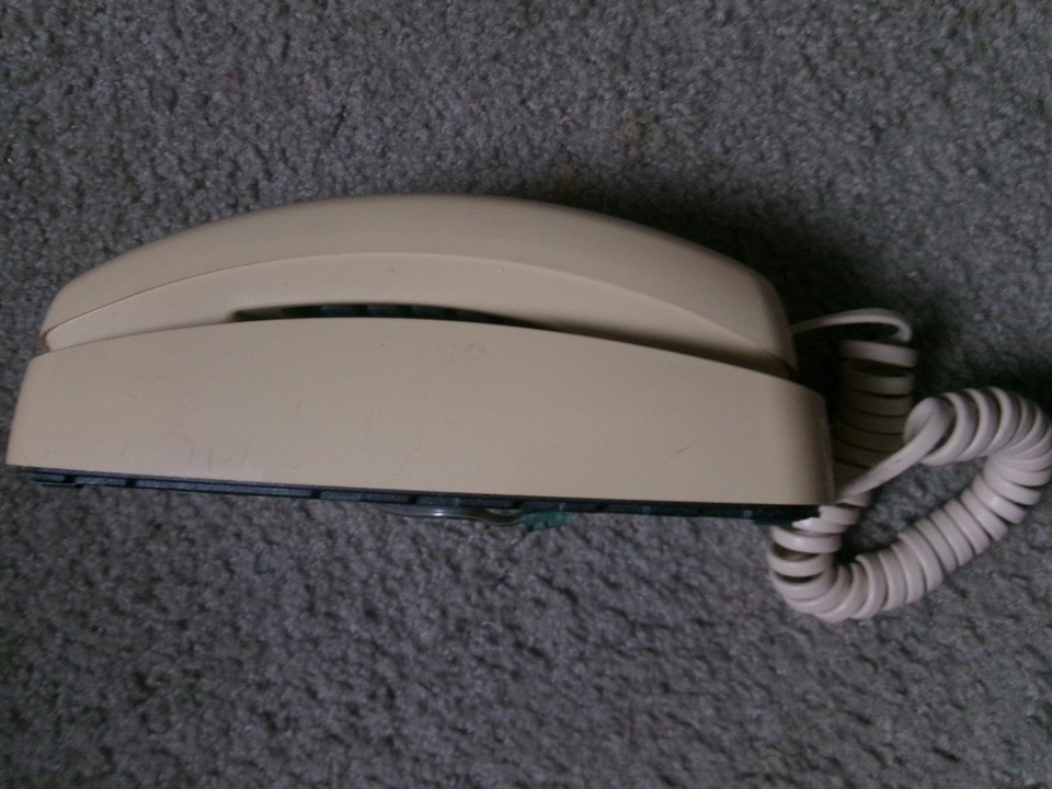 Vintage Beige AT&T Trimline 210 Desk/Wall Phone free shipping | eBay