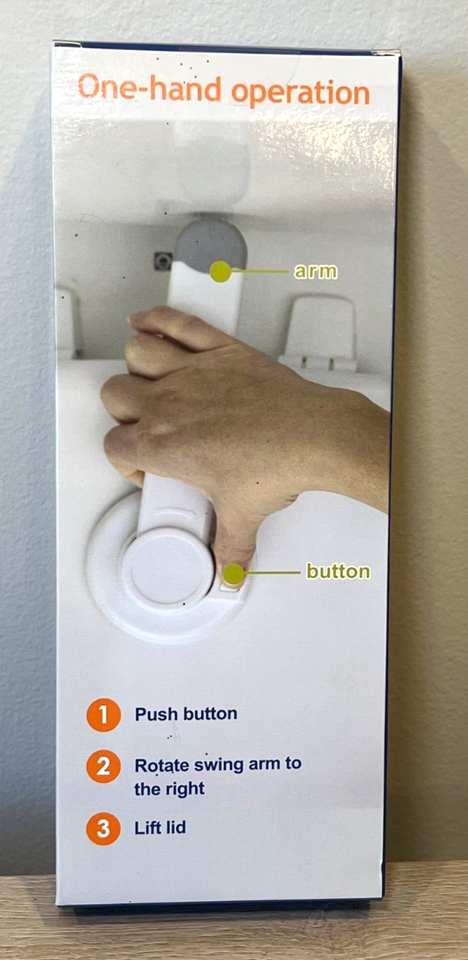 Wappa Baby Toilet Seat Lock for Child Safety w/ Double Lock Mechanism 1 ...