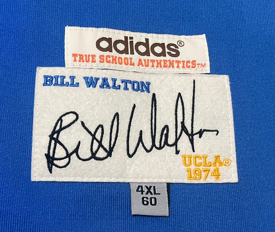 Bill Walton UCLA Jersey Adidas TRUE AUTHENTICS UCLA 1974 4XL High ...