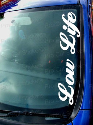500mm (50cm) Large Low Life sticker decal vinyl DUB Lowered Slammed ...