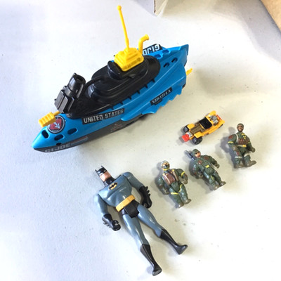 Vintage Lot of GI Joe, Batman, Mini Toy Maker Muscle Soldiers, Micro ...