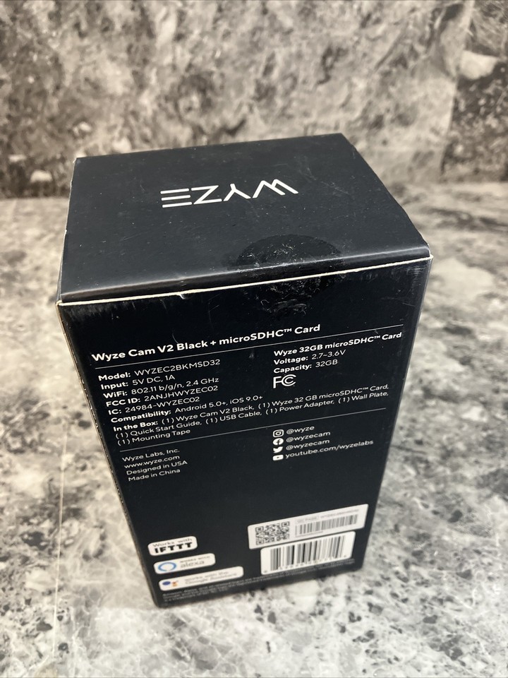 New Open Box WYZE CAM 1080P HD WiFi Indoor Camera WYZEC2BKMSD32 | eBay