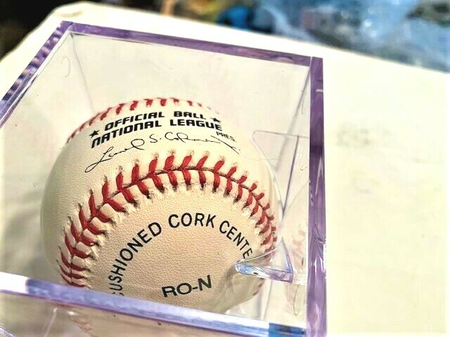 TOM CHENEY(D) SIGNED ONL BASEBALL 1960 PITTSBURGH PIRATES WORLD SERIES ...