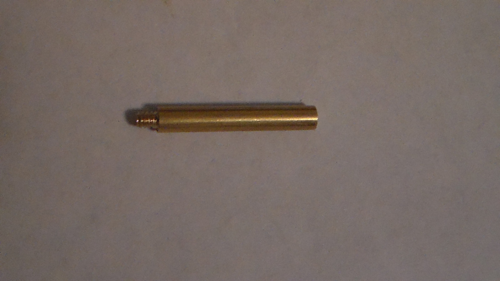 NEW 1" BRASS KEY LAMP TURN KNOB EXTENSION Threads 4/36F X 4/36M Lamp ...