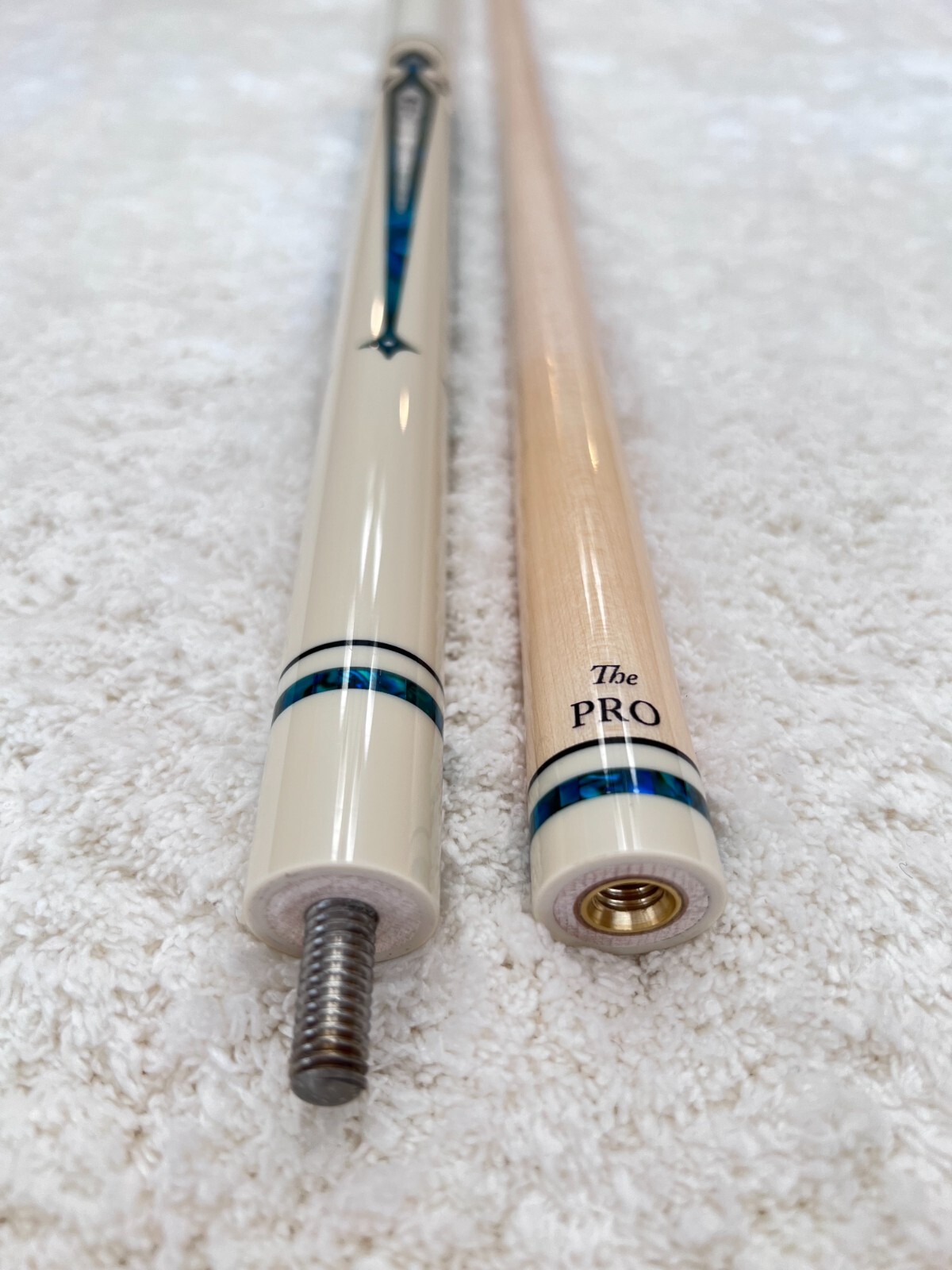 IN STOCK, Meucci PP-4 Pool Cue w/ The Pro Shaft, FREE HARD CASE (White ...