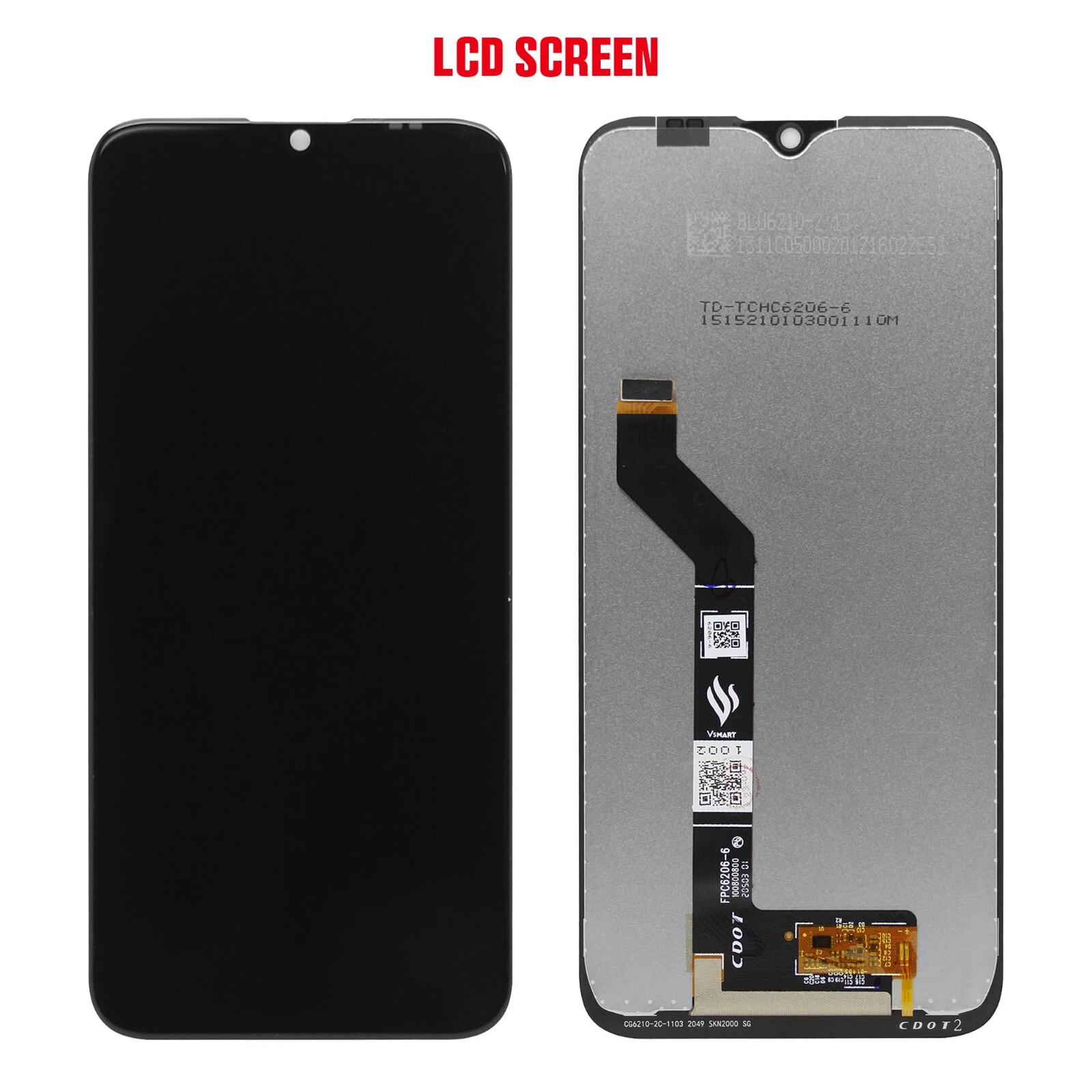 OEM LCD Display Touch Screen Digitizer / Frame For Cricket Influence ...