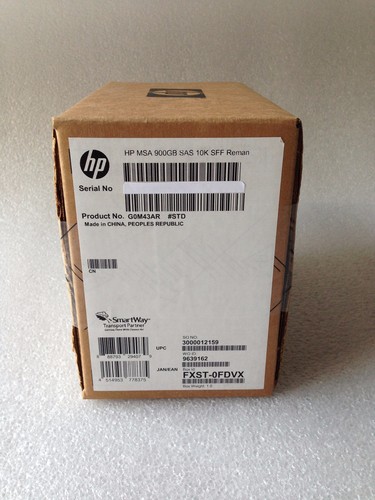 G0M43A 757349-001 HPE MSA 900GB SAS 6Gbps 10K SFF 2.5" Self Encrypted ...