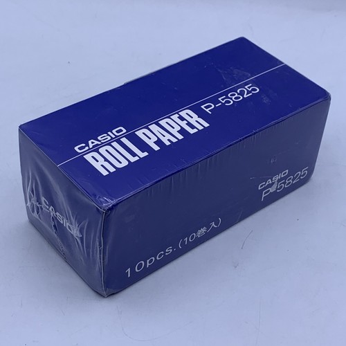 CASIO PAPER ROLLS FOR PRINTING CALCULATOR WHITE 10 PACK P-5825 SEALED ...