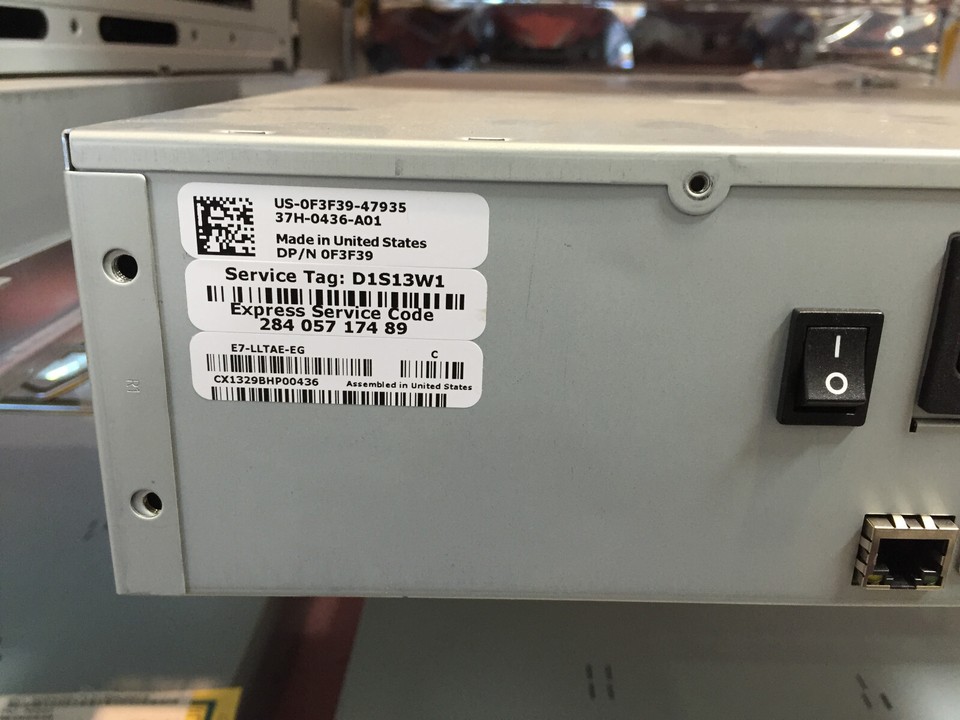 DELL F3F39 PV124T LTO6 SAS LIBRARY 1 MAGAZINES 16 SLOTS AUTOLOADER LTO ...