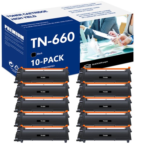 10x TN660 TN630 Toner Compatible With Brother MFC-L2700DW DCP-L2540DW ...