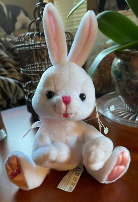 Genuine Barbie Easter Bunny Rabbit Plush 8" Mattel 2001 Stuffed Animal ...