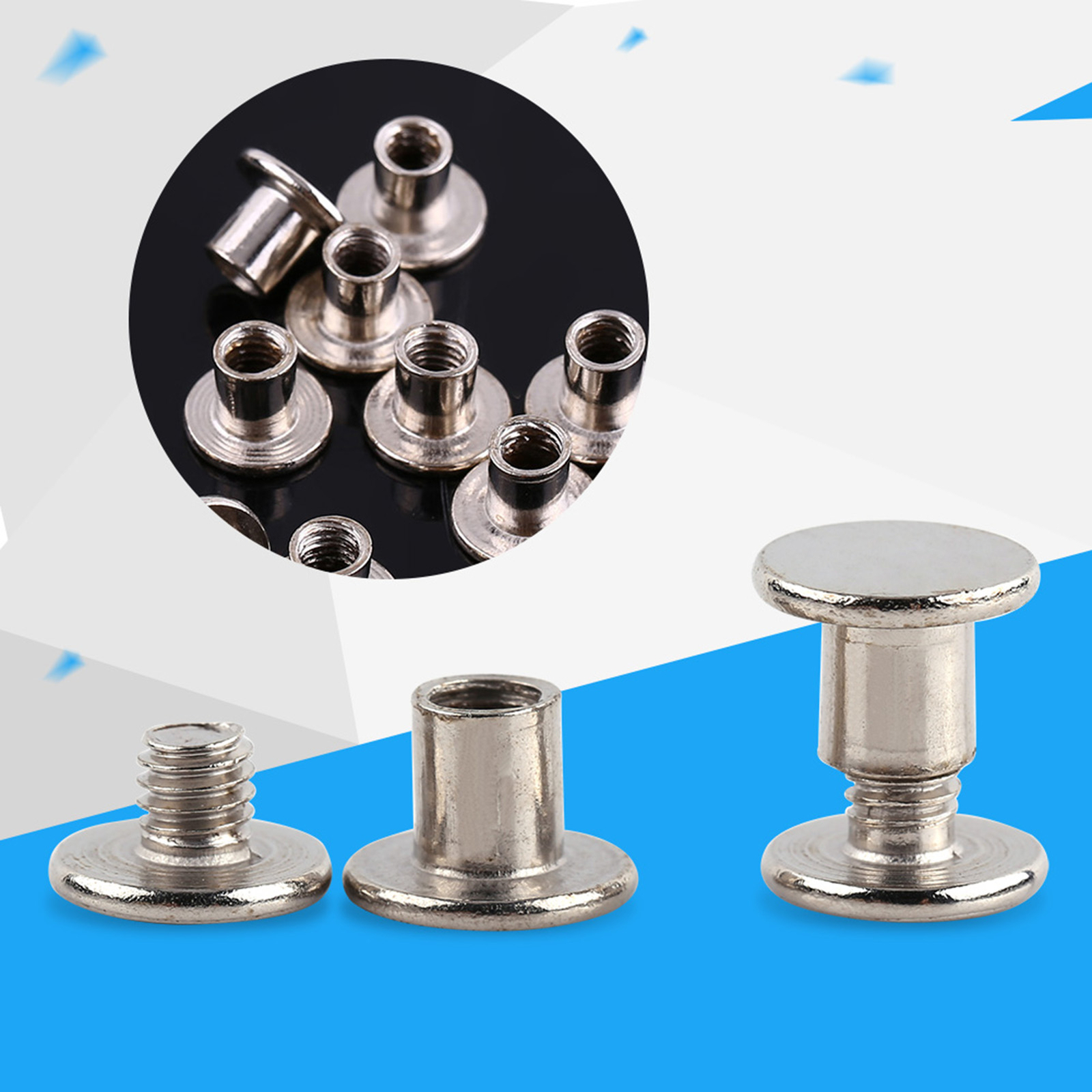 Chicago Binding Screws 200PCS Large Rivets And Small Rivets Photo Album ...