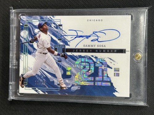 Sammy Sosa 2024 Impeccable Jersey Number Auto Chicago Cubs #INS-SS 11/ ...
