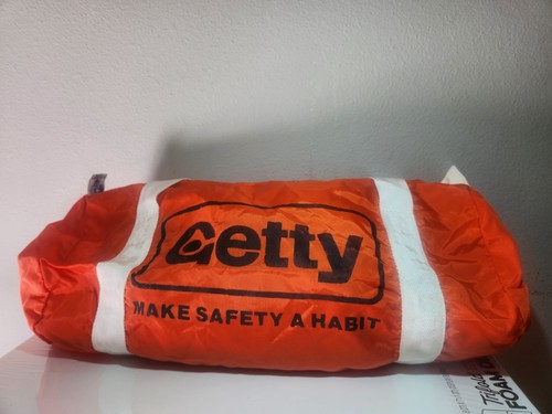 Vintage 1980's Oil/Gas GETTY Duffle Bag/Garmet Bag Made In USA | eBay