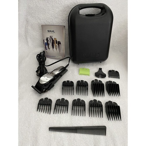 Wahl Adjustable Hair Clipper Kit Blade Set With Accessories & Case ...