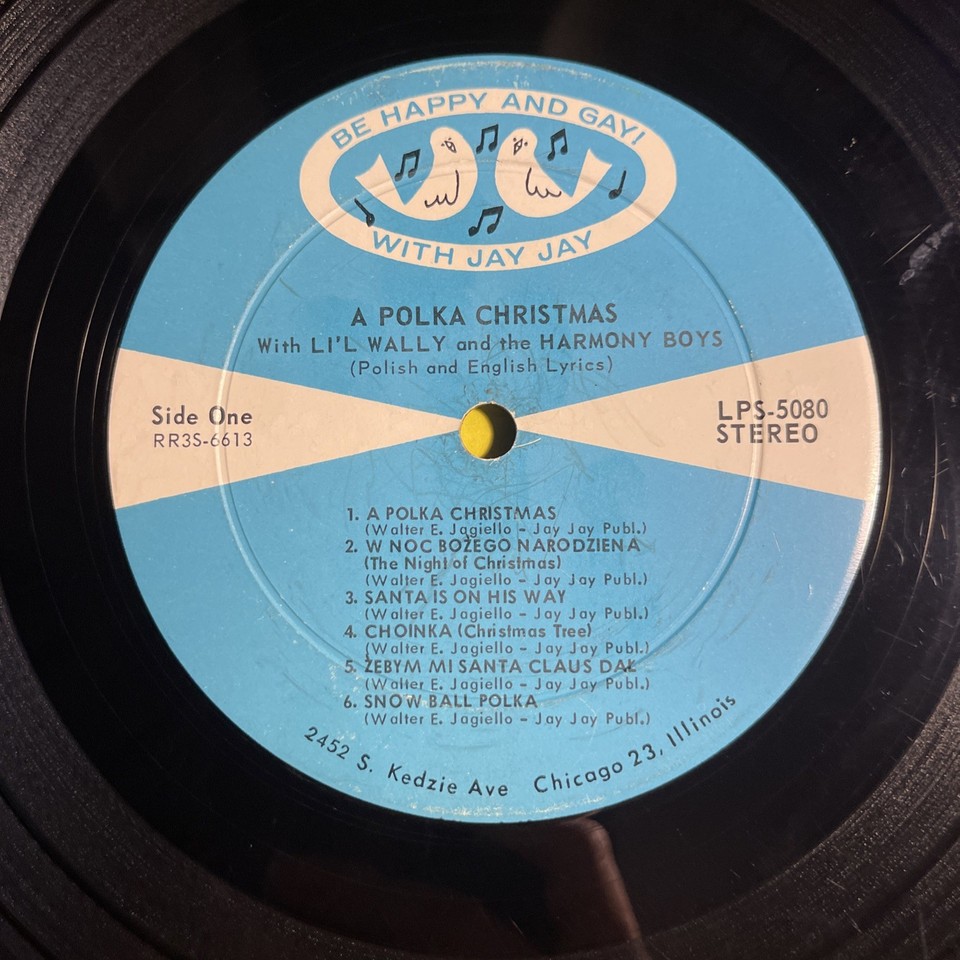 A Polka Christmas With Li’l Wally LP Jay Jay 5080 Stereo Polish ...