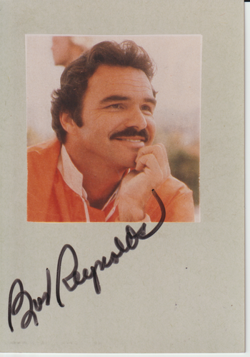 Burt Reynolds, orig sign Foto | eBay