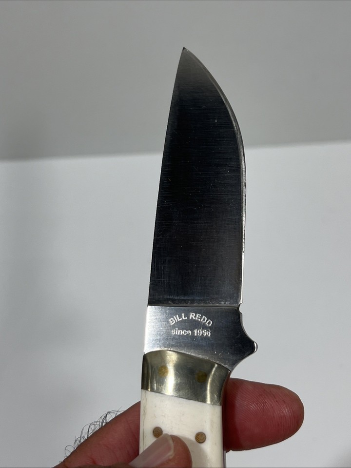 Bill Redd Custom Made Since 1956 Fixed Blade Knife W/ Original Sheath ...