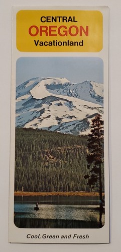 Vintage 1970's Central Oregon Vacationland Brochure Travel Guide | eBay