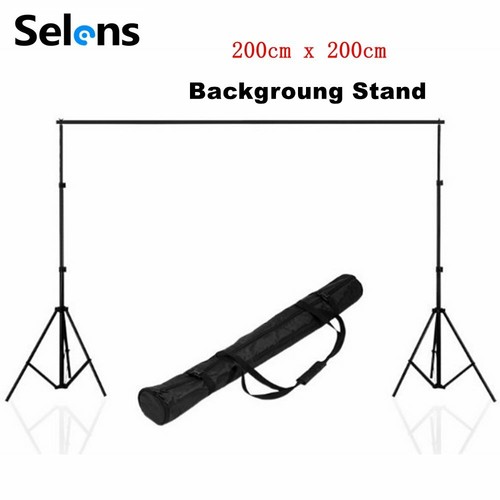 2x2m Photography Studio Screen Backdrop Background Support Stand Hold ...