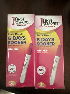 2X FIRST RESPONSE Early Results Pregnancy Test Kit 2 Tests Total Of 4 ...