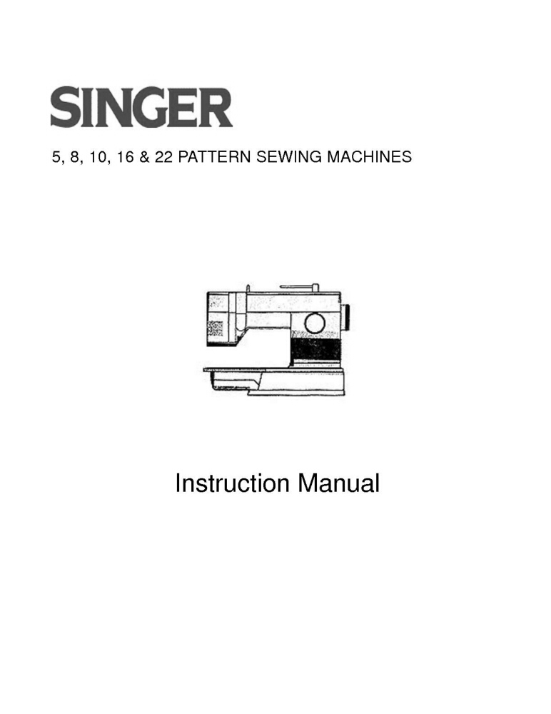 Singer 9030-9034-9044-9110 Sewing Machine Owners Manual Reprint | eBay