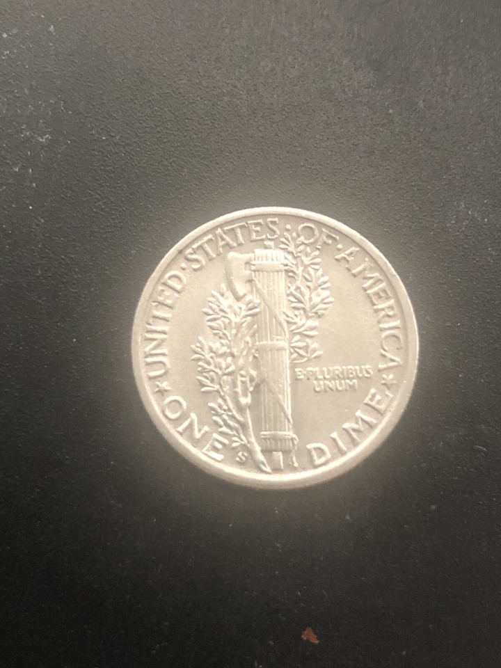 1945 S Mercury Silver Dime 10 Cent Full Bands Crisp Luster | eBay