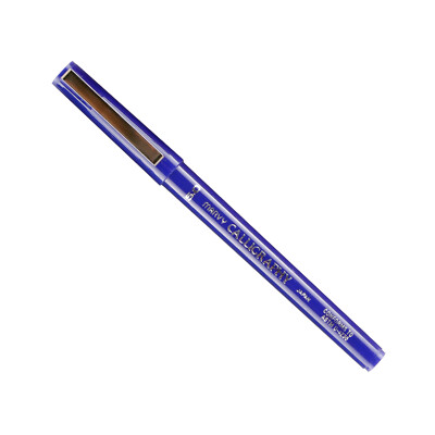 6000BS-3 Marvy Permanent Calligraphy Marker, 5.0mm Tip, Blue Ink, Pack ...