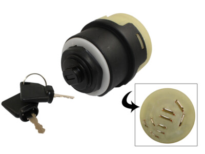Ignition Switch 3 Position fits JCB 1CX 2CX Diggers with 2 x 14603 Key ...