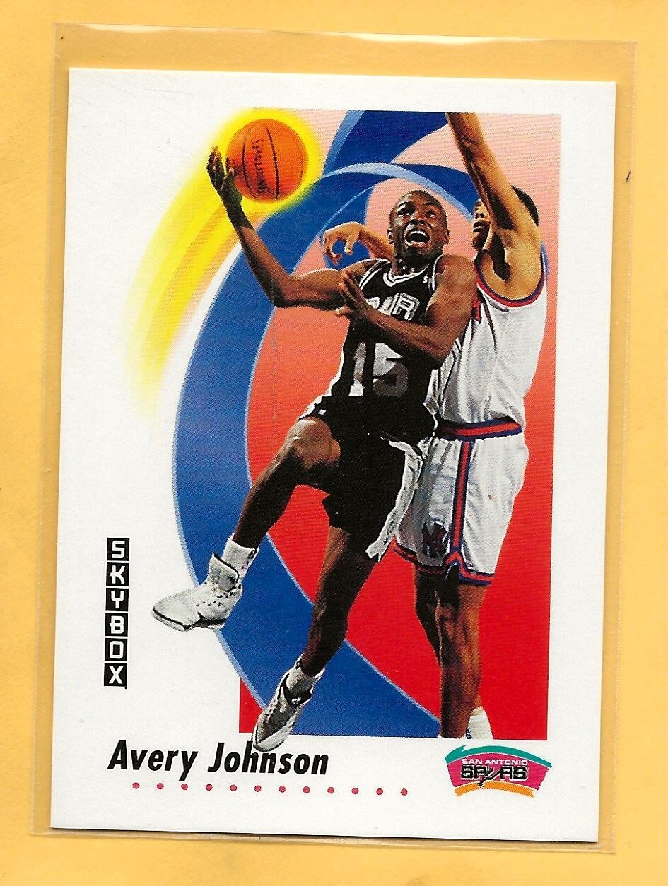 AVERY JOHNSON - 1991-92 Skybox - #259 - Spurs - Comb. Shipping | eBay