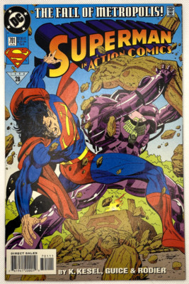 Action Comics #701 "The Fall of Metropolis!" July 1994 DC Comics Near ...