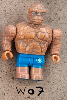 Figurine W07: The thing Fantastic four Mega bloks (compatible légo) La ...