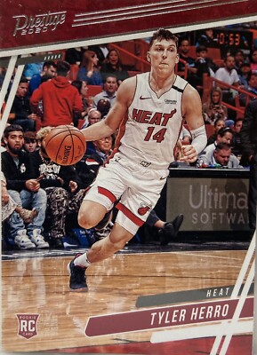 Tyler Hero 2019-20 Rookie Panini Chronicles Prestige Card #57 Miami ...