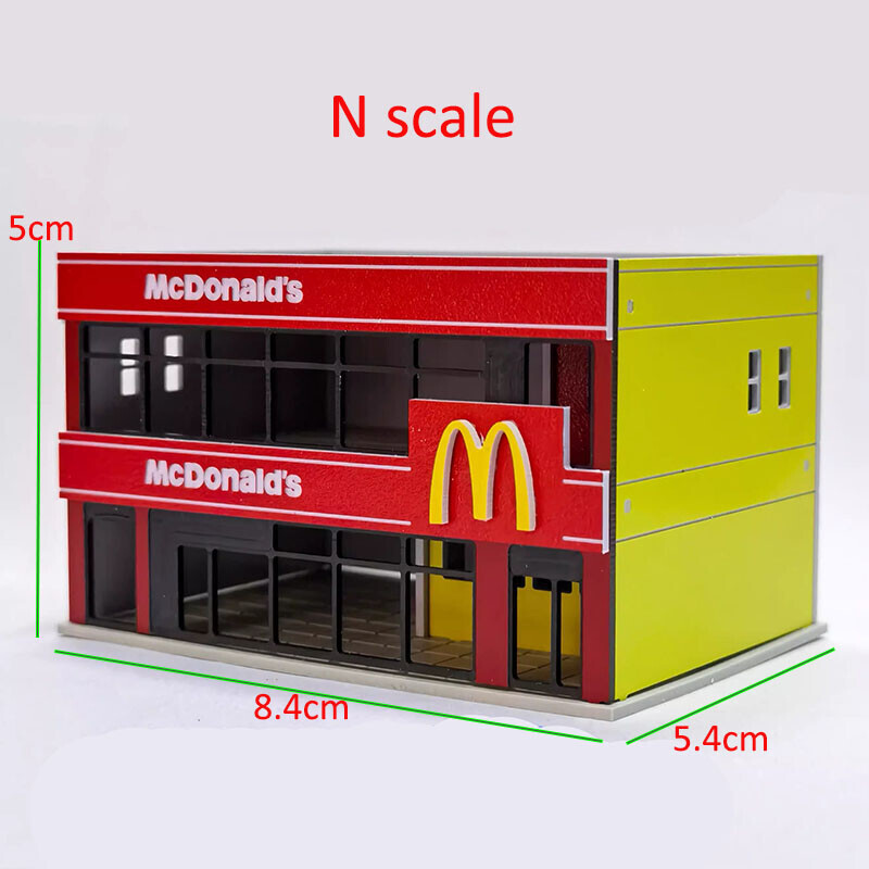 1/64 1/87 1/160 S Ho N Scale Buildings Train Railway Modern Model House ...