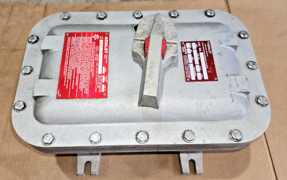 ADALET XCBA N4 EXPLOSION PROOF BREAKER ENCLOSED SWITCH | eBay